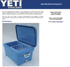 What Did The Original Yeti Coolers Look Like in 2006?