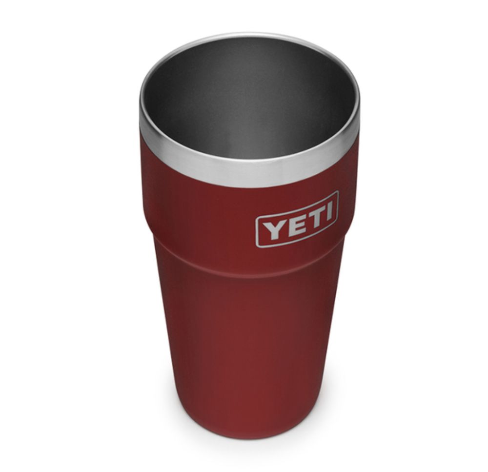 Yeti 16 oz stackable pint tumbler cup red clay Hunting Waterfalls