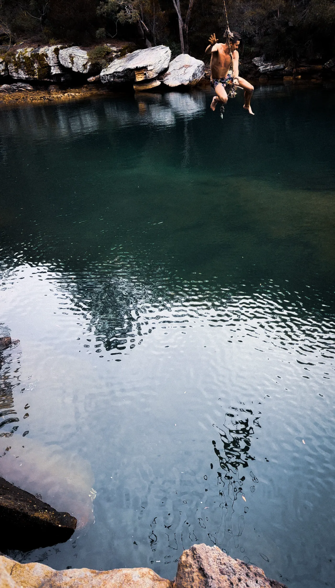 south-west-arm-pools-rope-swing-ryan-man - Hunting Waterfalls