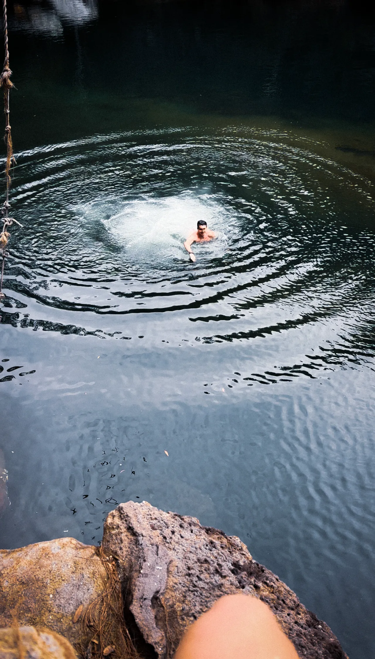 south-west-arm-pools-ryan-man-swimming-after-rope-swing - Hunting ...