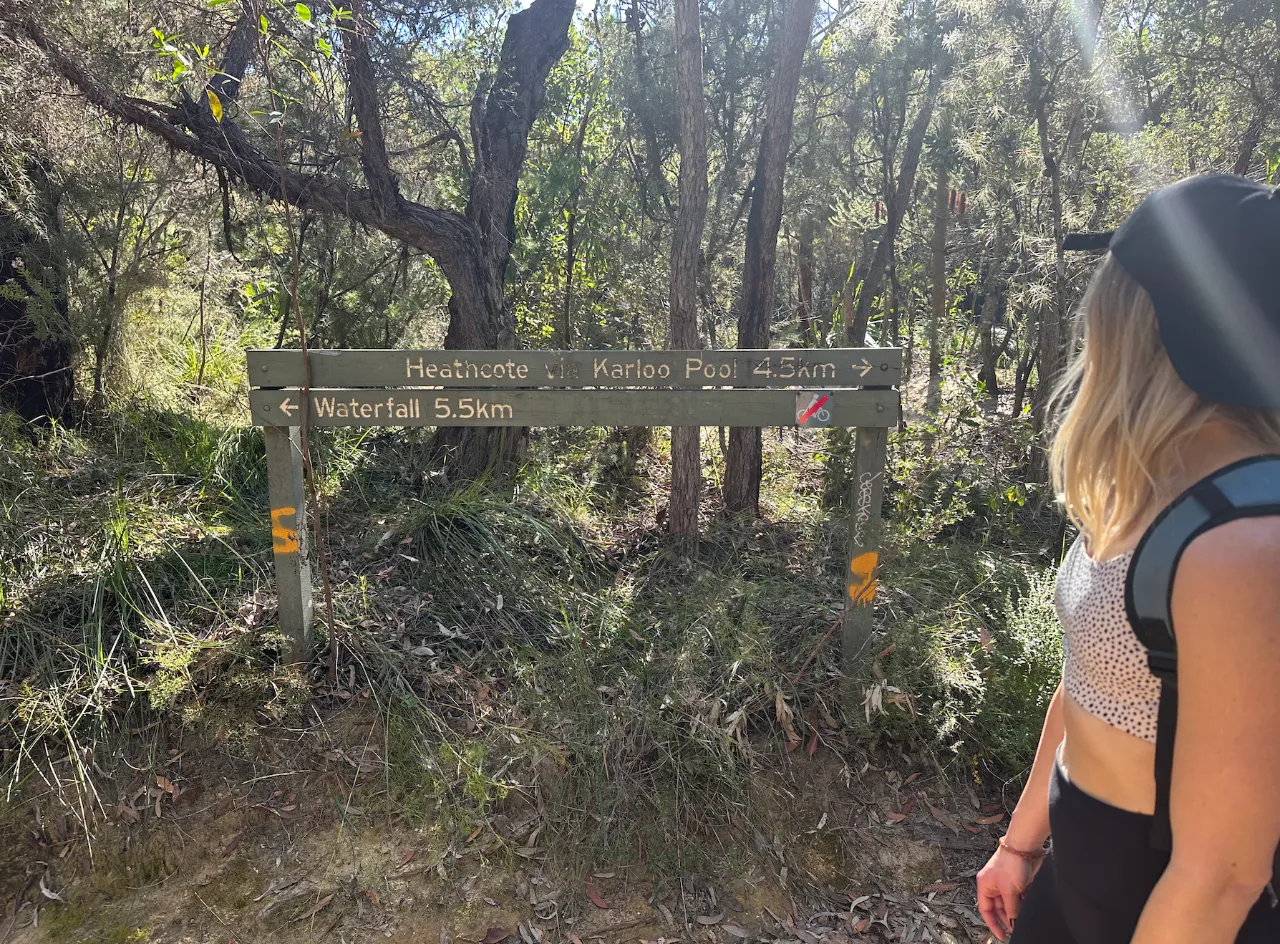 uloola-falls-campsite-sign-to-heathcote-via-karloo-pool-waterfallroyal ...